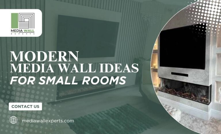 12 Modern Media Wall Ideas for Small Rooms (UK) - Media Wall Experts